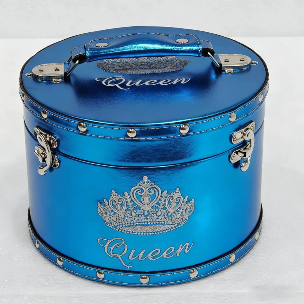 Foil Crown Cases | Shiny Pageant Crown Boxes